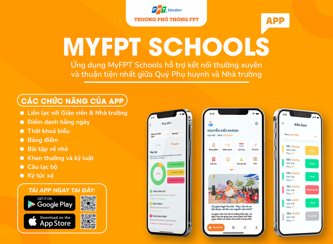 “MY FPT FSCHOOLS” – ỨNG DỤNG HỖ TRỢ KẾT NỐI THÔNG MINH GIỮA PHỤ HUYNH ...