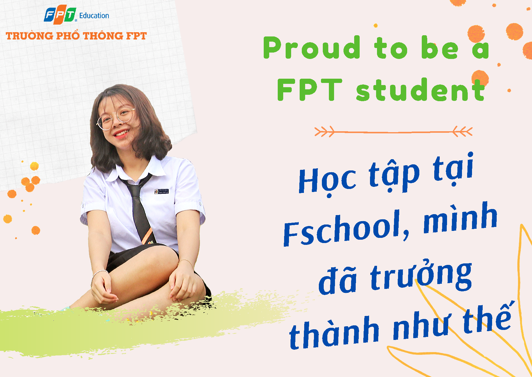 Proud to be a FPT Student – Học tập tại FSchool, mình đã trưởng thành ...